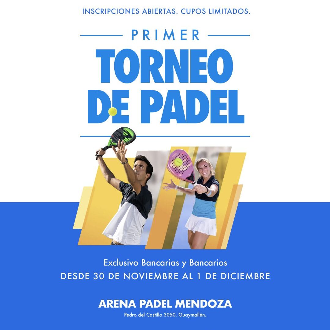 1er Torneo de Pádel para Bancarias y Bancarios: ¡Una cita imperdible ...